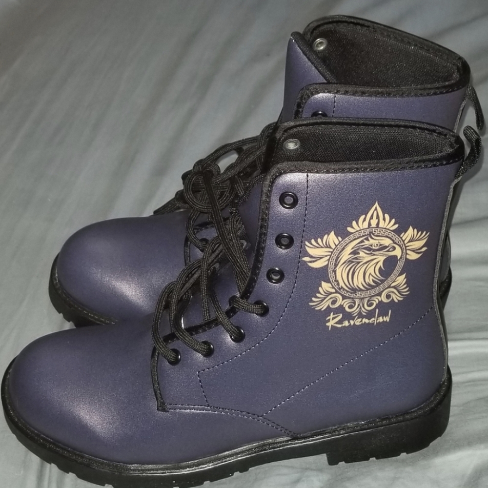 Ravenclaw Combat Boots - Gem